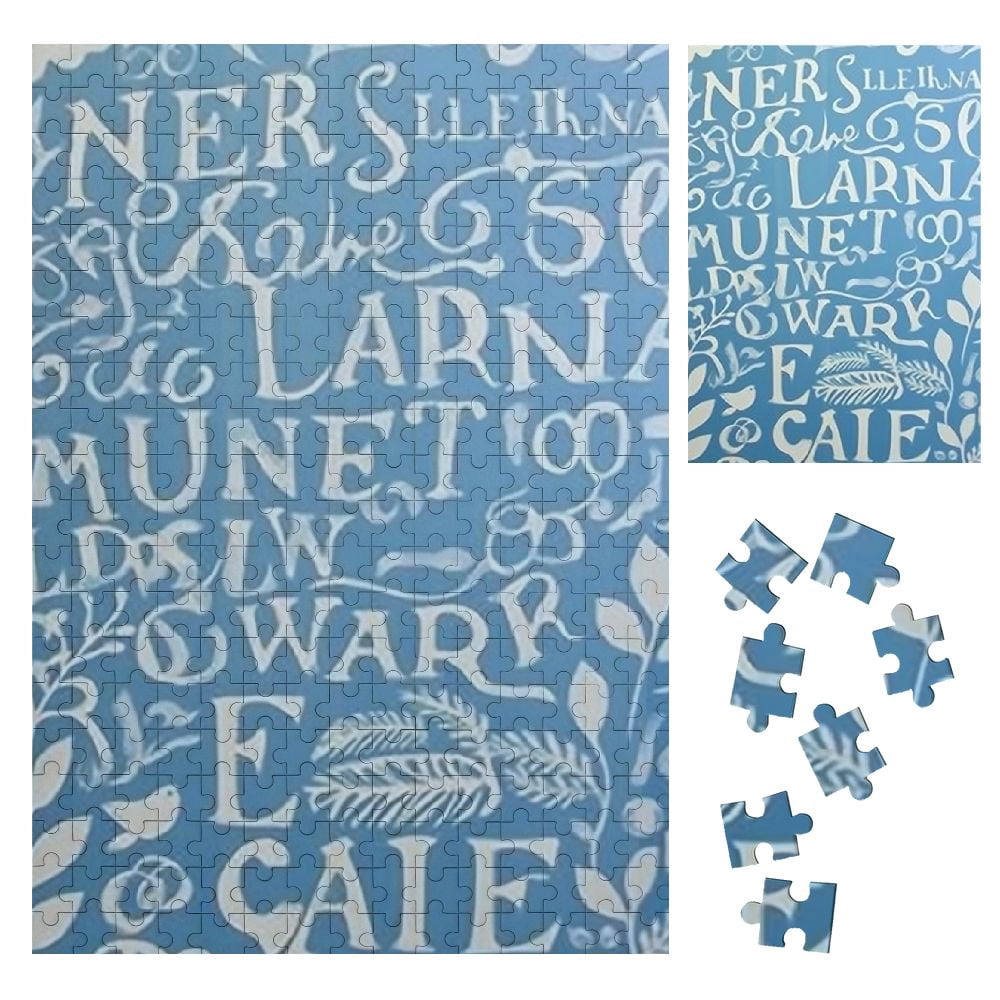 Sheronv Arts and Crafts Movement Wooden Jigsaw Puzzle Vertical Style ...