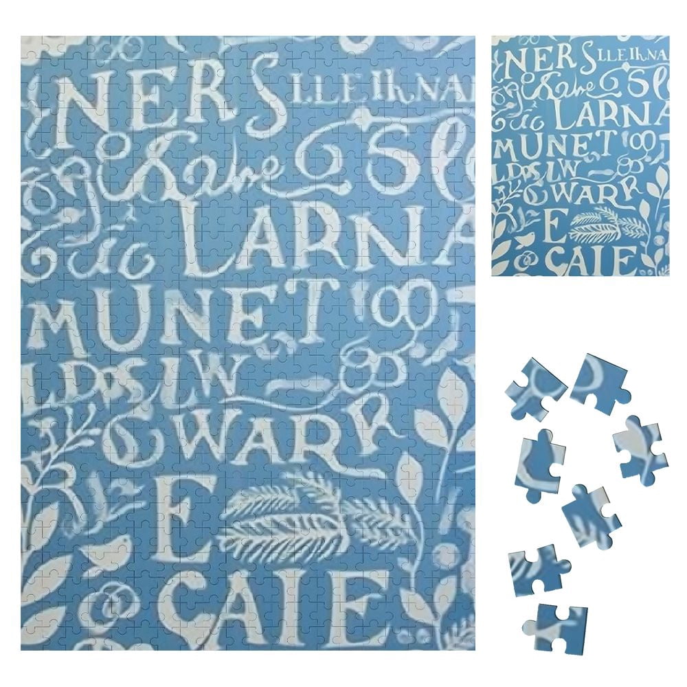 Sheronv Arts and Crafts Movement Wooden Jigsaw Puzzle Vertical Style ...