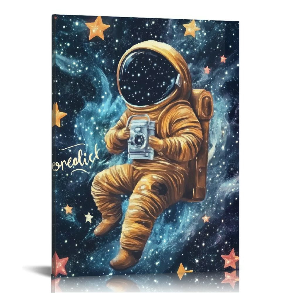 Sheronv Astronaut Stars Space Fine Art Aesthetic Poster & Print Wall ...
