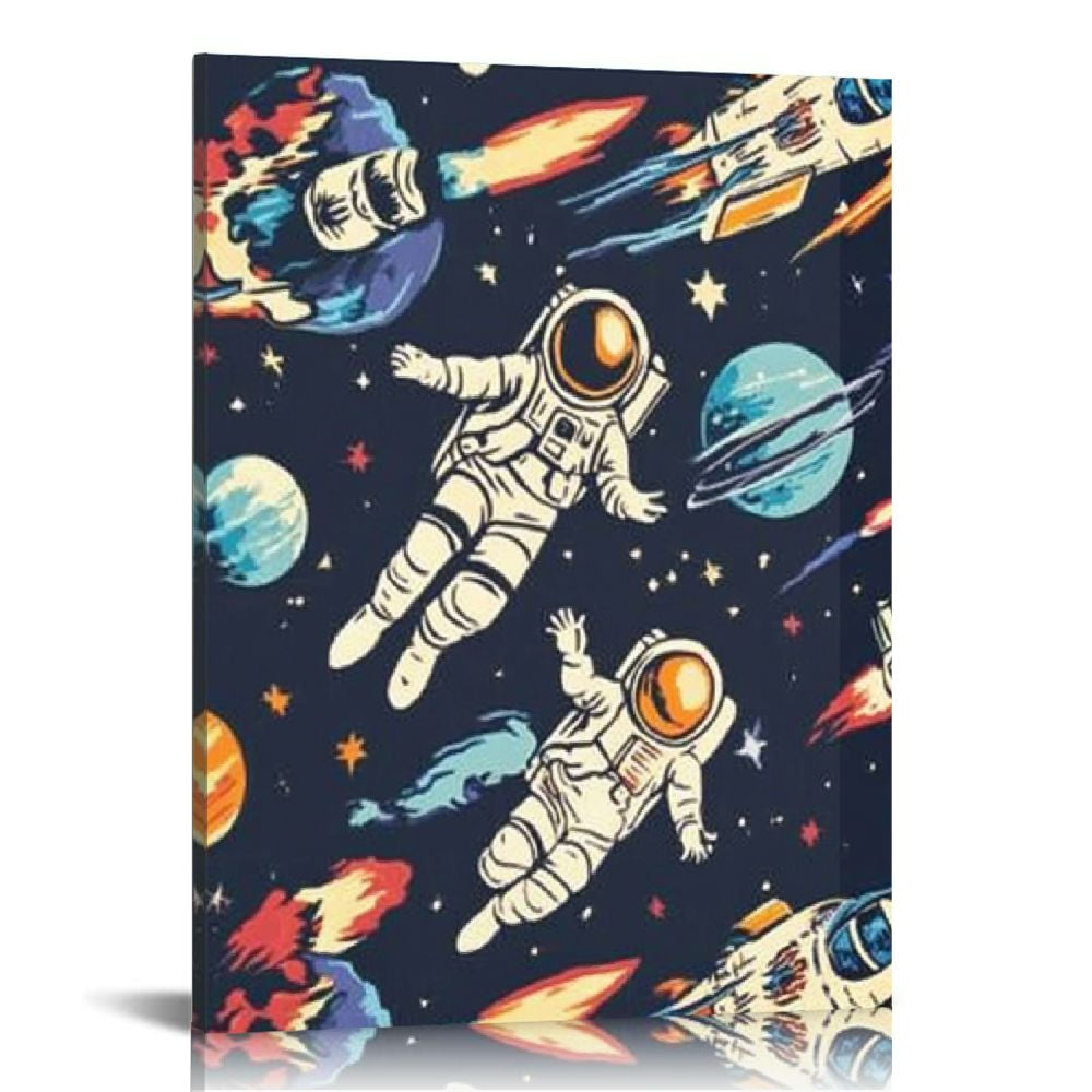 Sheronv Astronauts Rockets Space Fine Art Aesthetic Poster & Print Wall ...