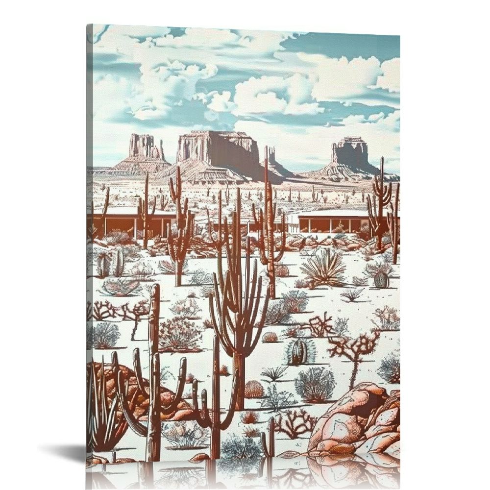 Sheronv Cactus Tree Fine Art Aesthetics Printed wall murals for home ...