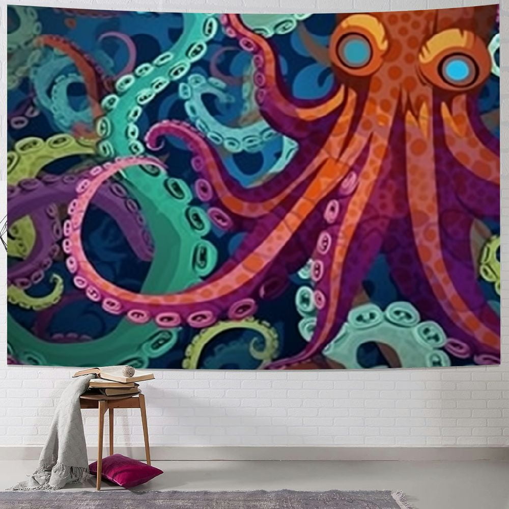 Sheronv Colorful Psychedelic Art Tapestry Wall Hanging Unique Style ...