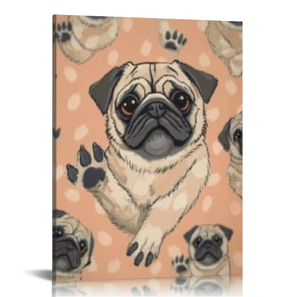Sheronv Cute Dog Fine Art Aesthetic Poster & Print Wall Painting for ...