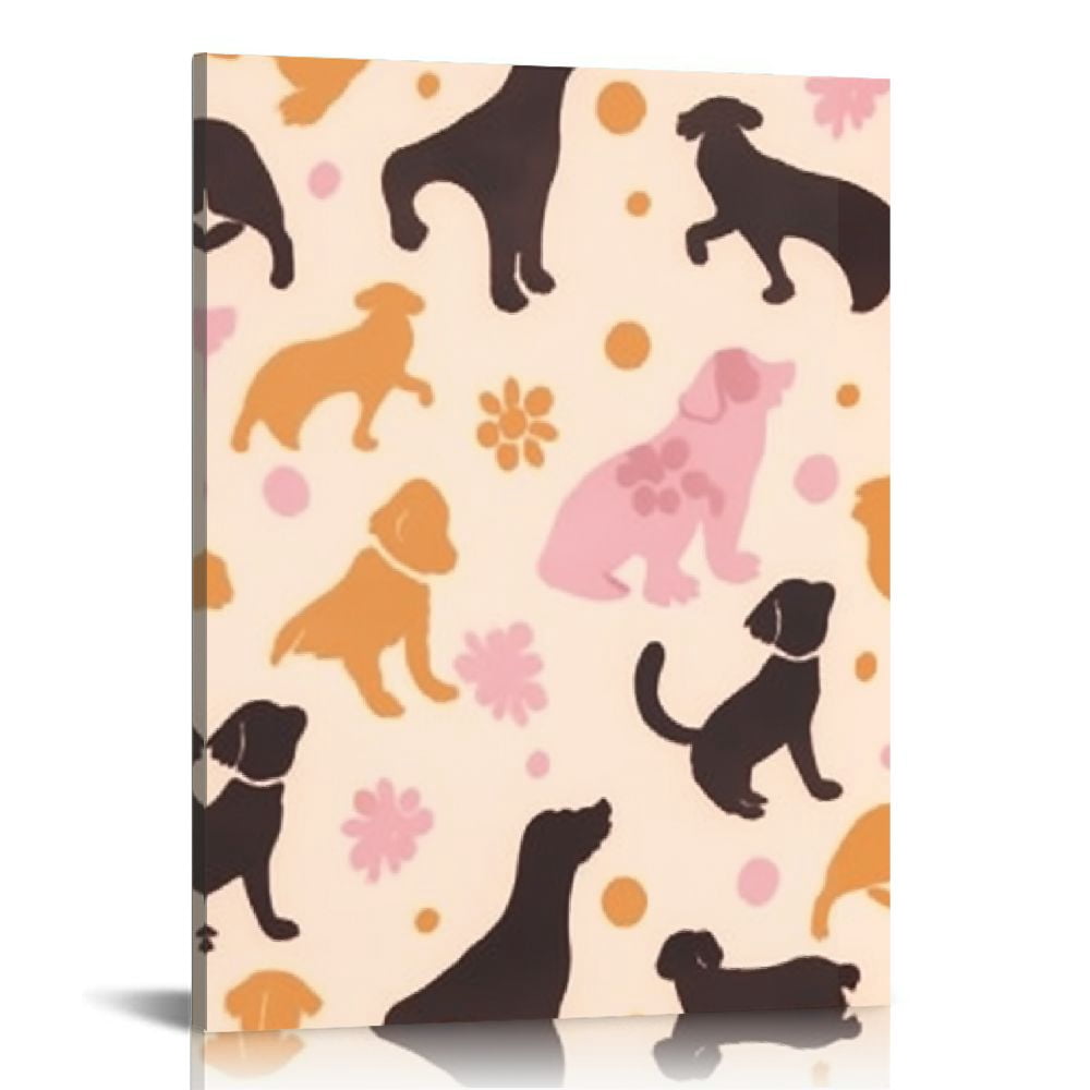 Sheronv Dog Paw Prints Fine Art Aesthetic Poster Print Wall Painting ...