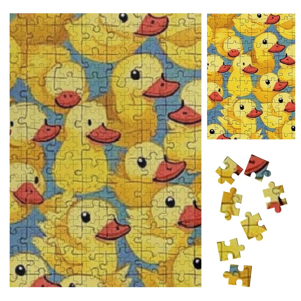 Sheronv Ducks Wooden Jigsaw Puzzle Vertical Impossible Wooden Puzzles ...