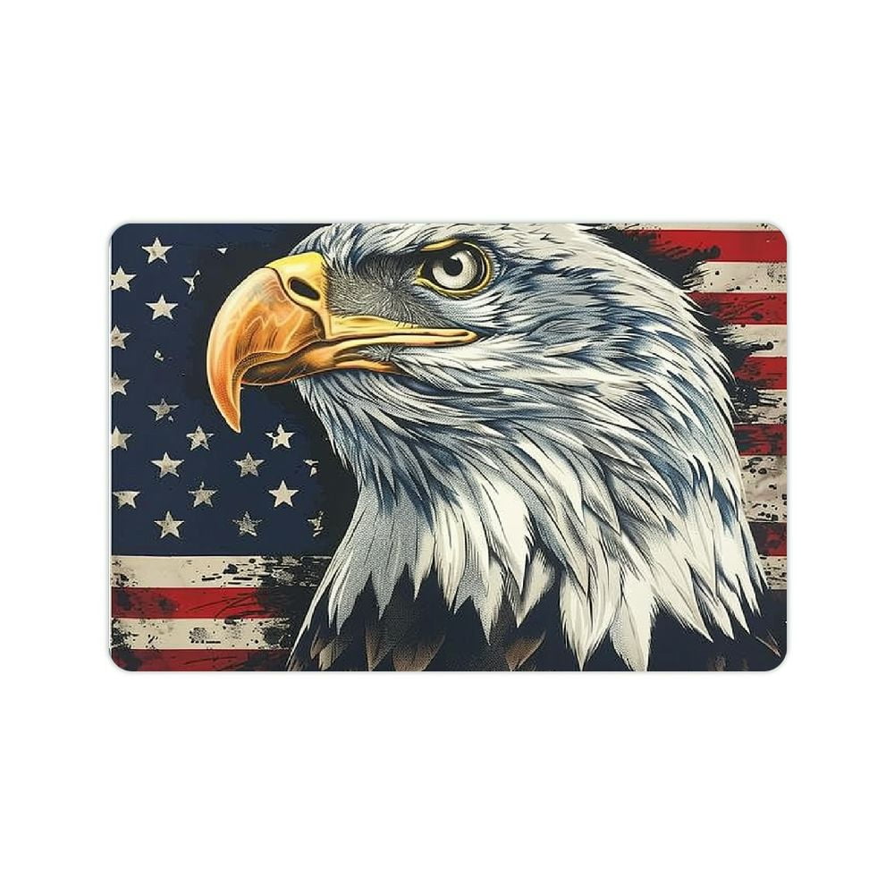 Sheronv Fast Absorption American Flag Diatom Mud Bath Rug Home Theme Independence Day 24x16in ...