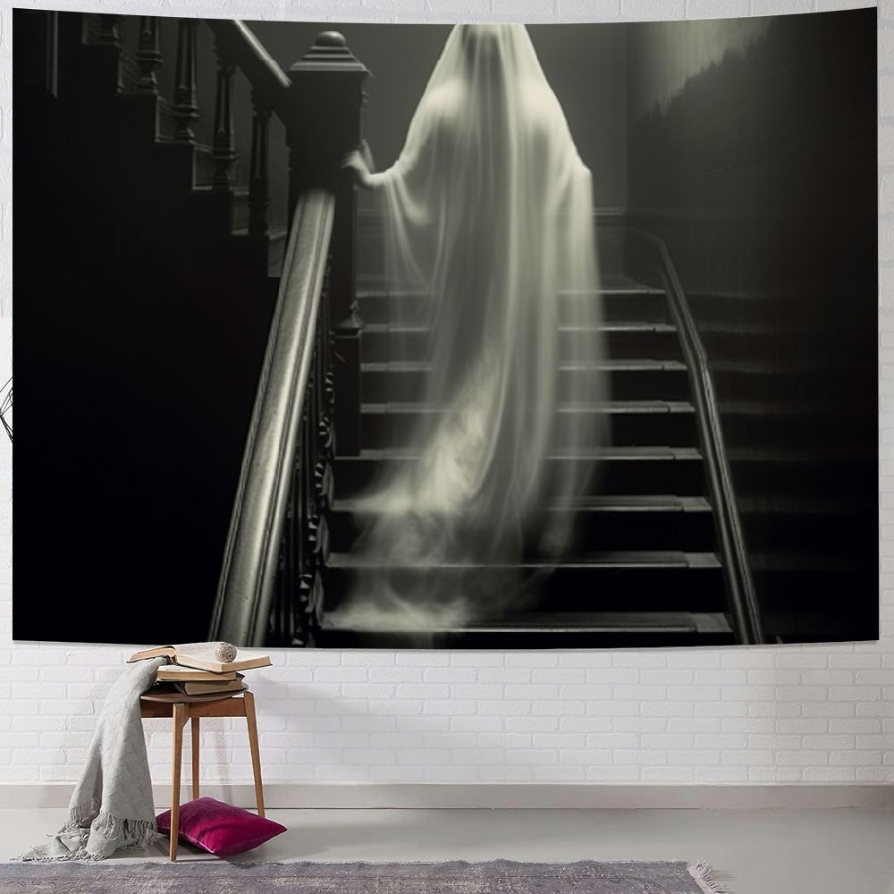 Sheronv Ghostly Woman Tapestry Wall Hanging Unique Style for Home Decor ...