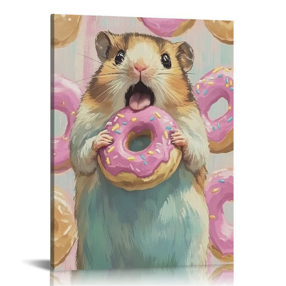 Sheronv Hamster Donuts Furry Art Fine Art Aesthetic Poster & Print Wall ...