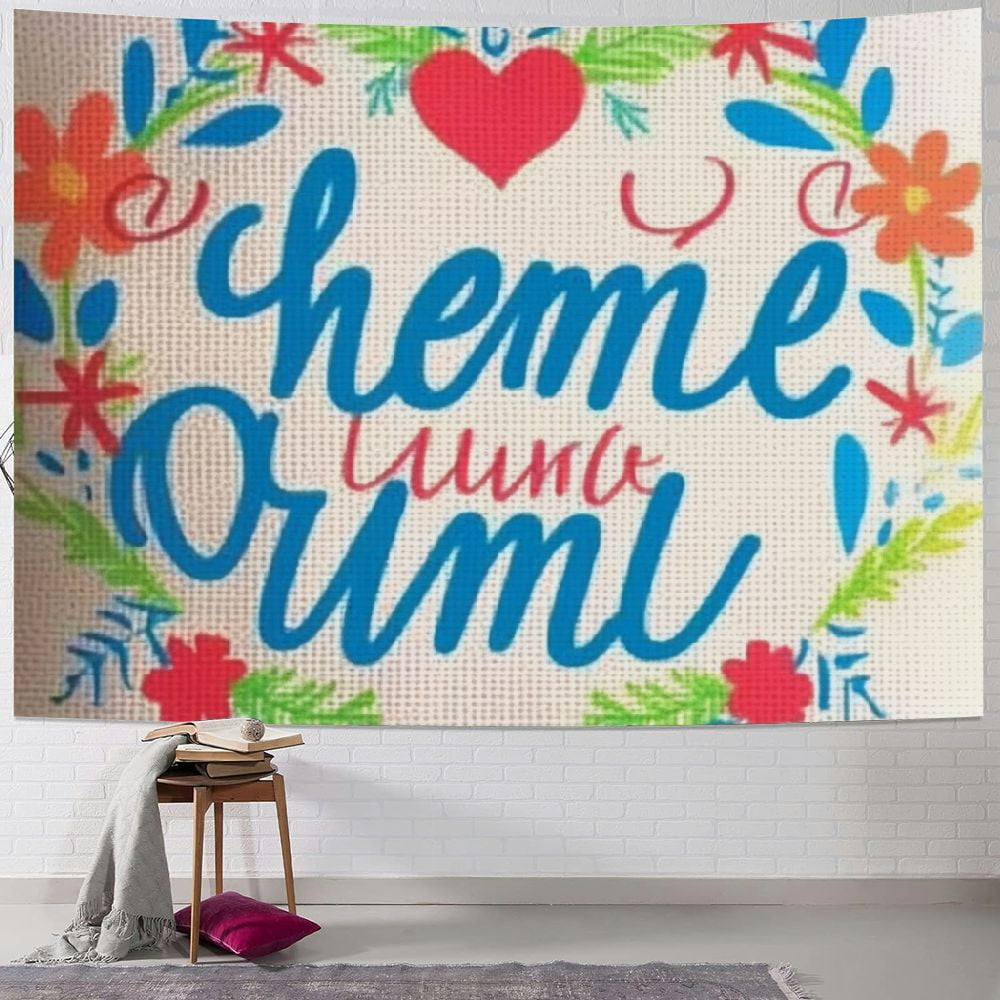 Sheronv Hello Summer Heart Cross Stitch Tapestry Wall Hanging Unique ...