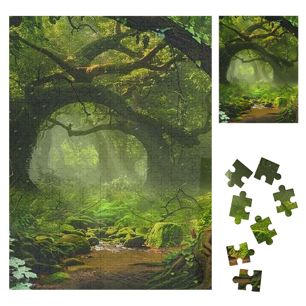 Sheronv Magical Realism Wooden Puzzle Vertical Impossible Style Perfect ...