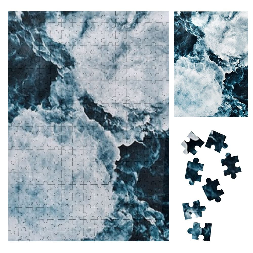 Sheronv Marble Texture Wooden Jigsaw Puzzle Vertical Impossible Wooden ...