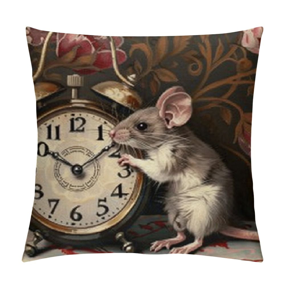 Sheronv Mouse Graphic Decorative Cushion Throw Pillow Cover for Home ...