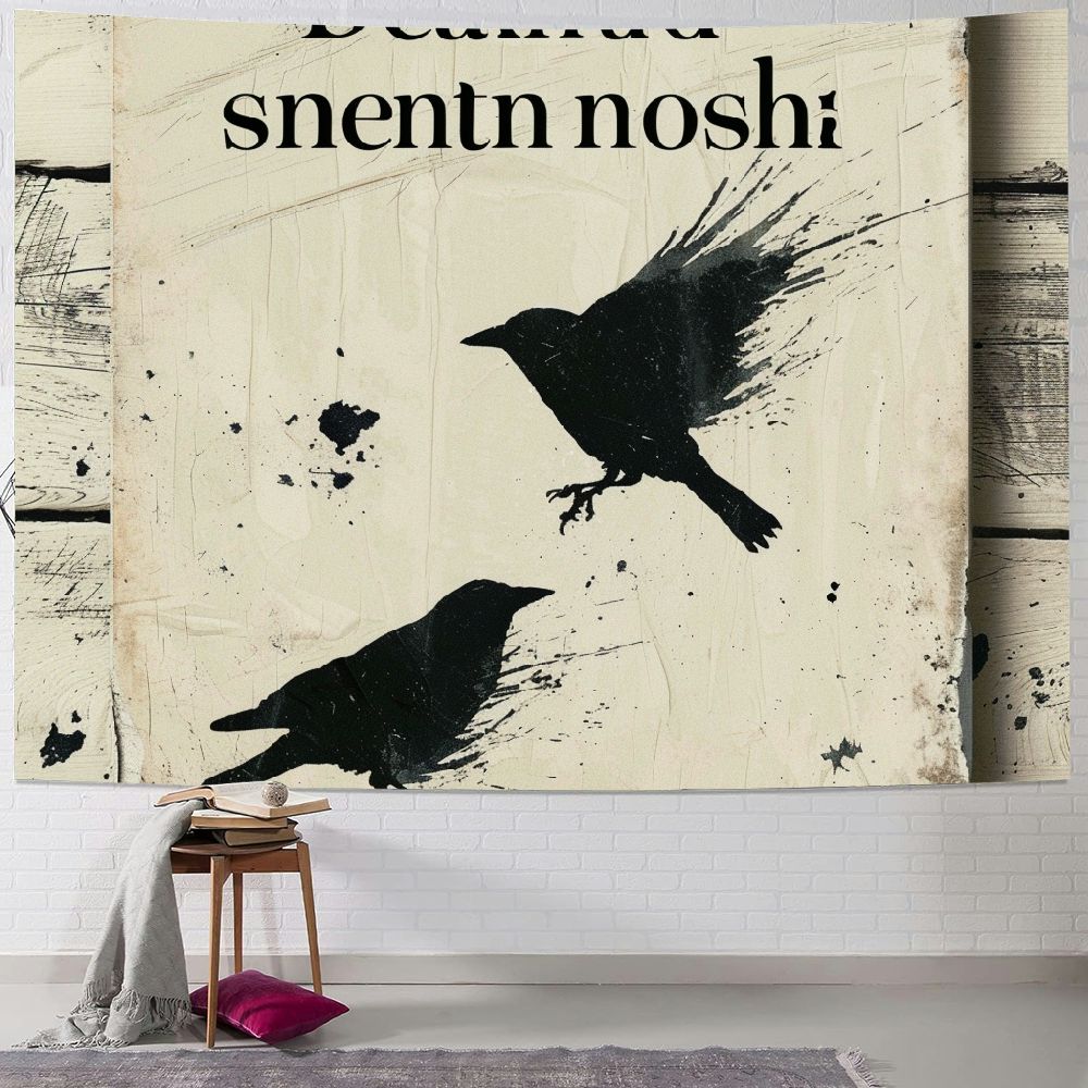 Sheronv Murder Theme Tapestry Wall Hanging Unique Style for Home Wall ...
