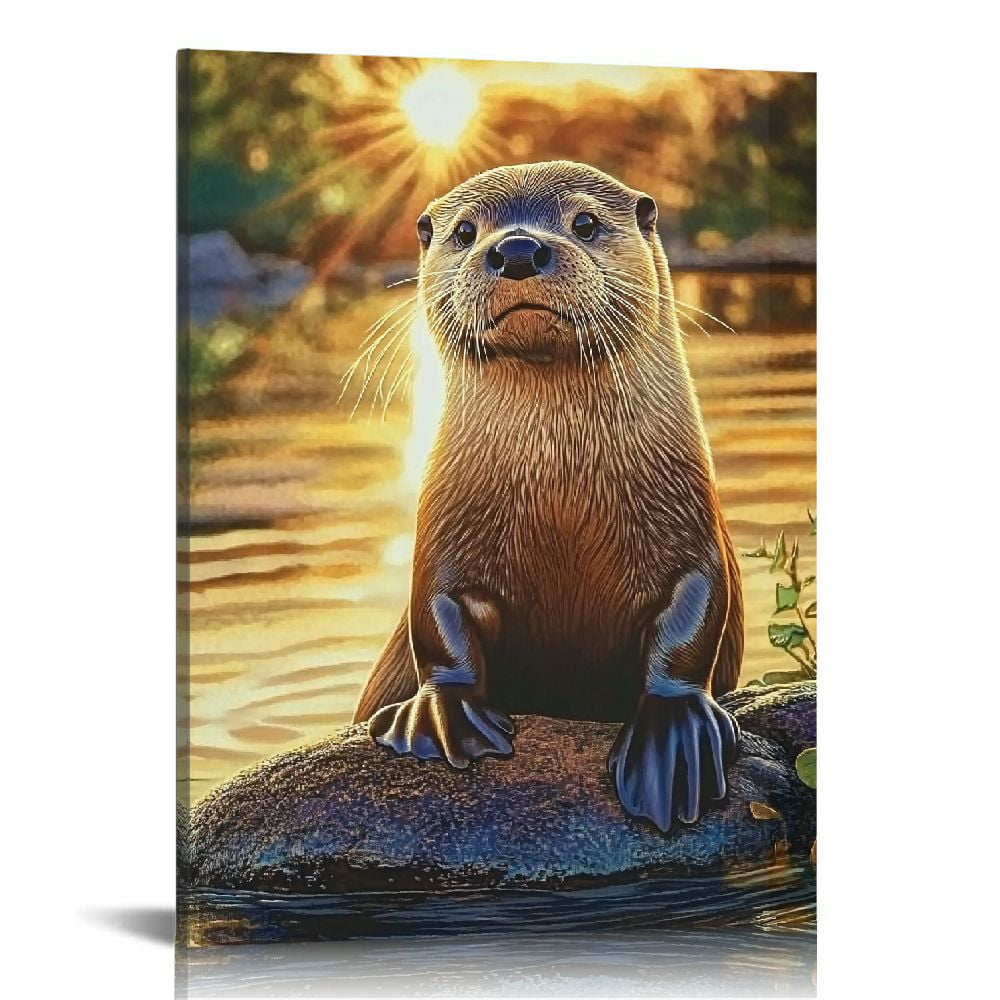 Sheronv Otter River Sunset Fine Art Aesthetic Poster & Print Wall ...