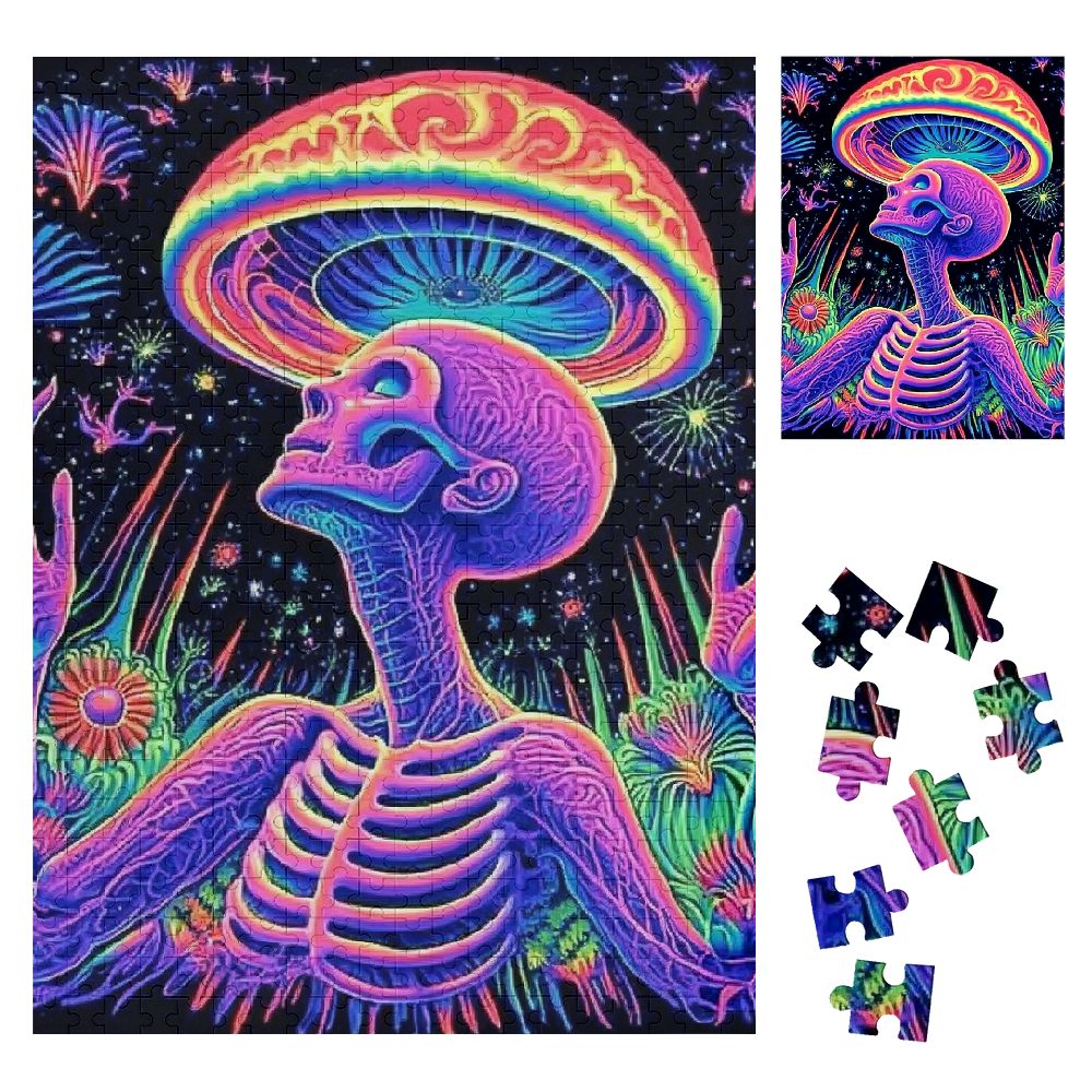 Sheronv Psychedelic Art Alex Grey Hologram Wooden Jigsaw Puzzle ...