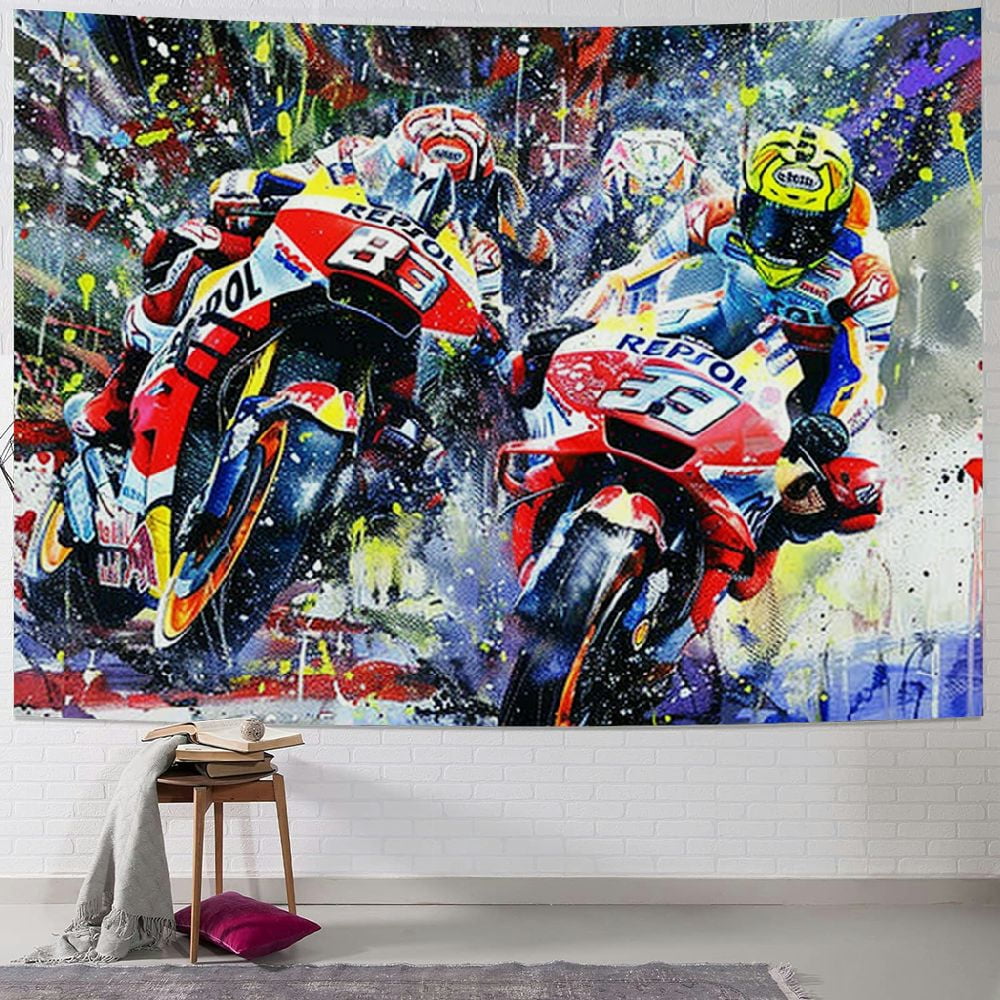 Sheronv Race Track Tapestry Wall Hanging Unique Style Graphic ...