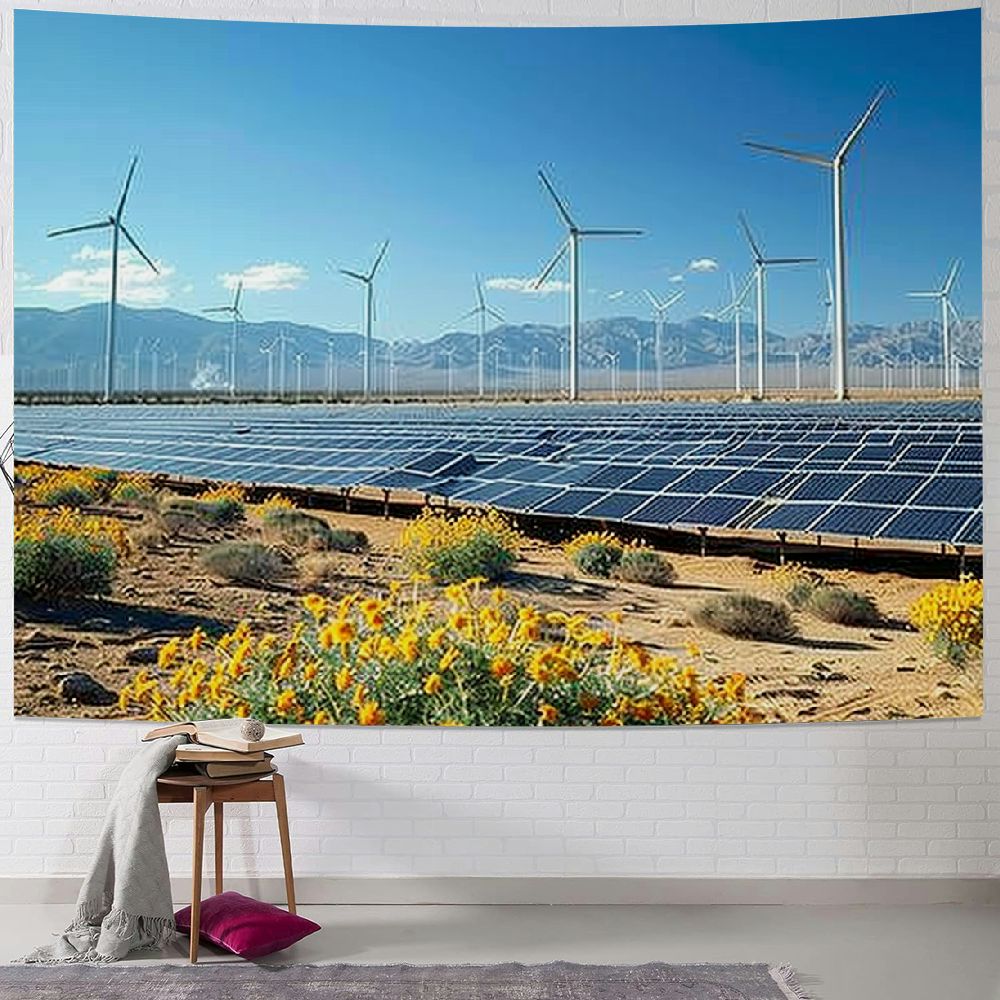 Sheronv Renewable Energy Tapestry Wall Hanging Unique Style Graphic ...