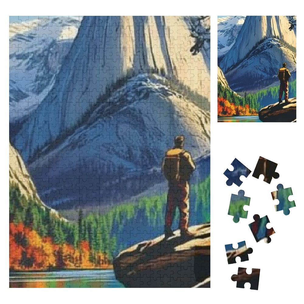 Sheronv Rock Mountain Wood Vertical Puzzle Challenging Difficult Wood ...