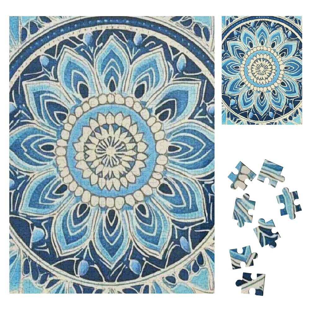 Sheronv Sacred Geometry Wooden Jigsaw Puzzle Vertical Challenging ...