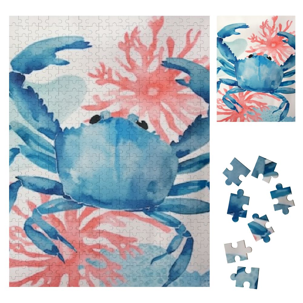 Sheronv Sea Creature Coral Seaweed Wooden Jigsaw Puzzle Vertical Style ...
