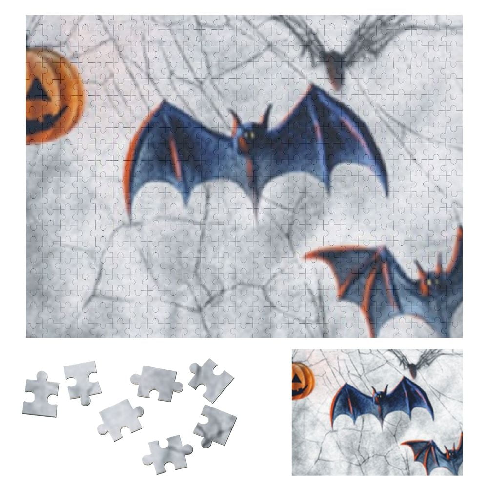 Sheronv Spider Web Bat Wooden Jigsaw Puzzle Impossible Wooden Puzzles ...
