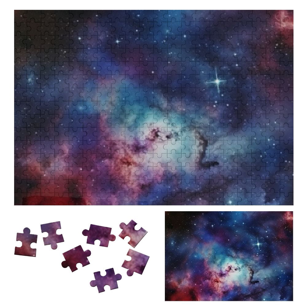 Sheronv Star Cluster Galaxy Space Art Wooden Jigsaw Puzzle for Adults ...