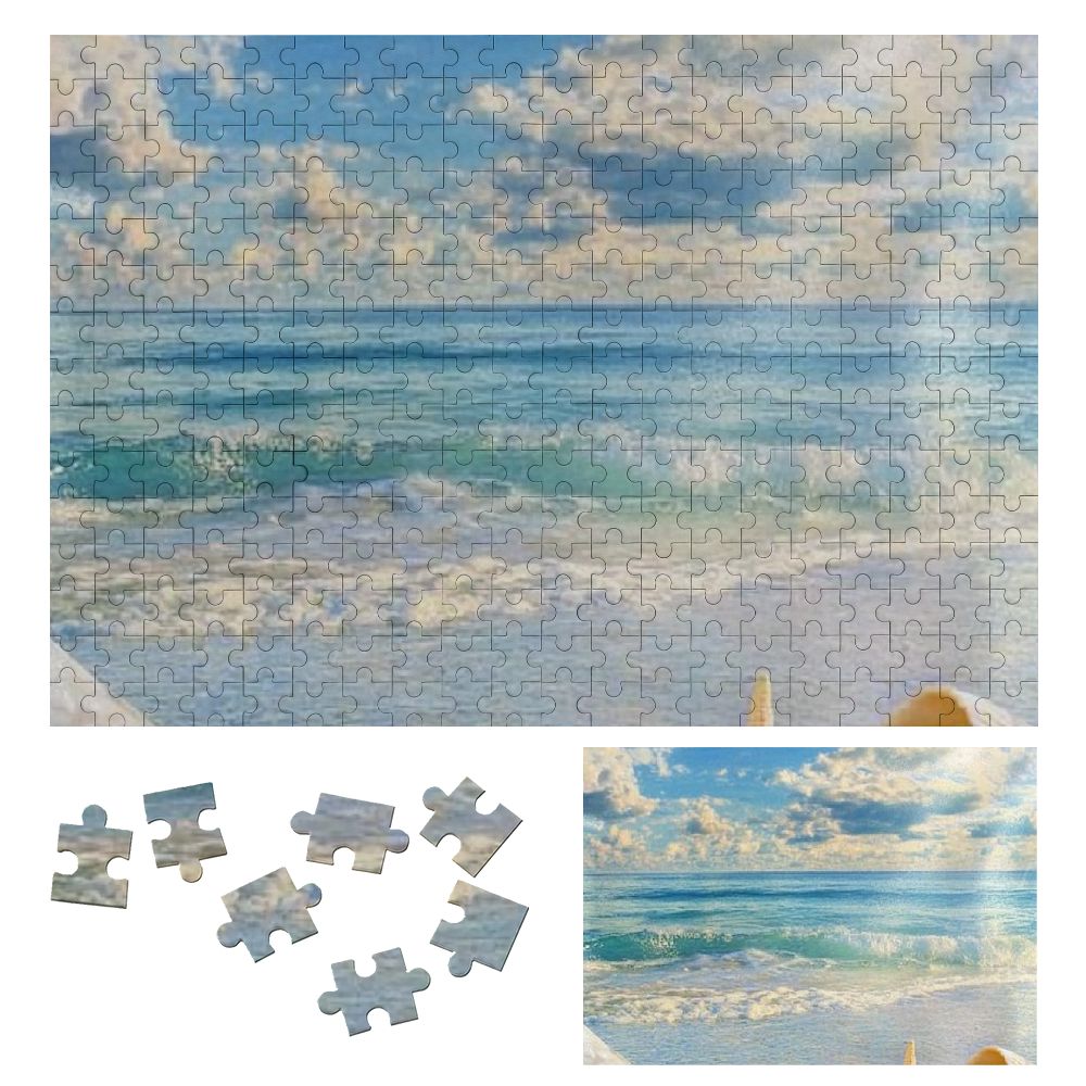 Sheronv Starfish Shells Wooden Jigsaw Puzzle Horizontal Style for ...
