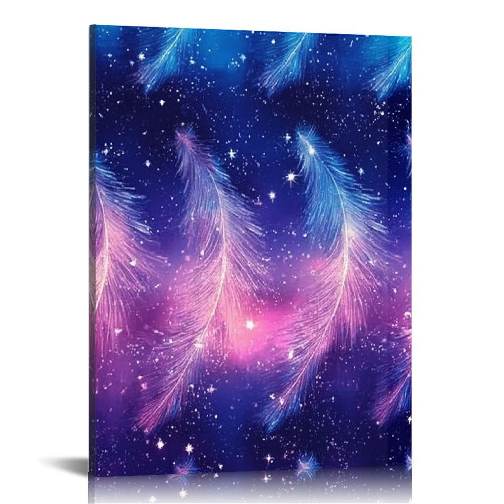 Sheronv Stars Feathers Space Art Fine Art Aesthetic Poster Print Wall ...