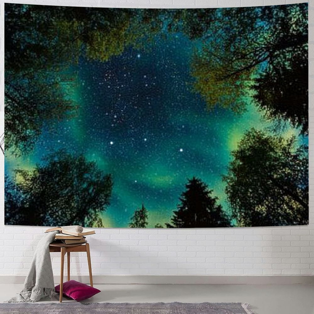Sheronv Stars Trees Tapestry Wall Hanging Unique Style Graphic ...
