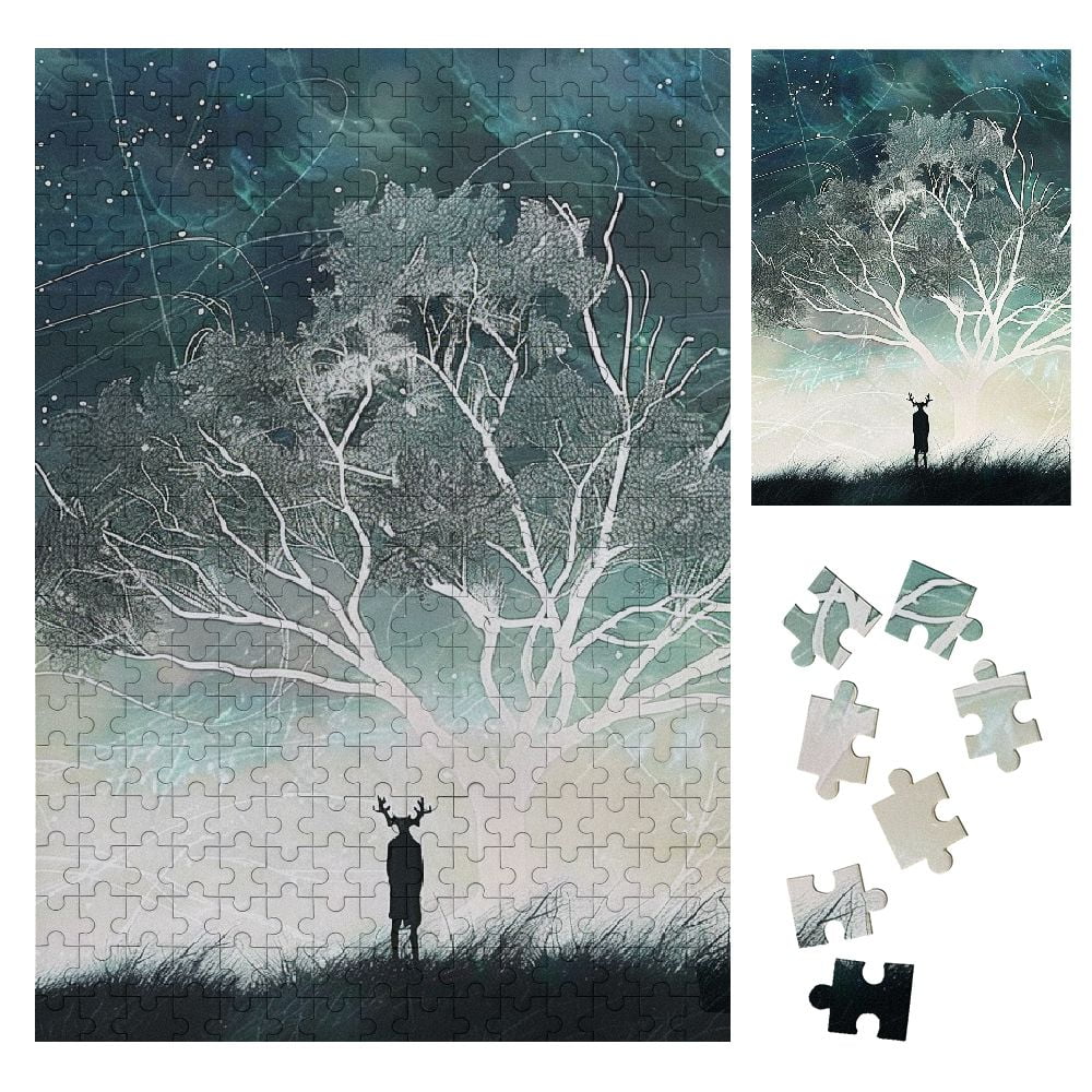 Sheronv Storybook Illustration Wooden Jigsaw Puzzle Vertical Design ...