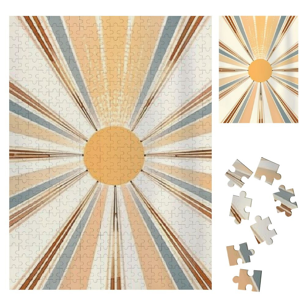 Sheronv Sunburst Wooden Jigsaw Puzzle Vertical Challenging Difficult ...