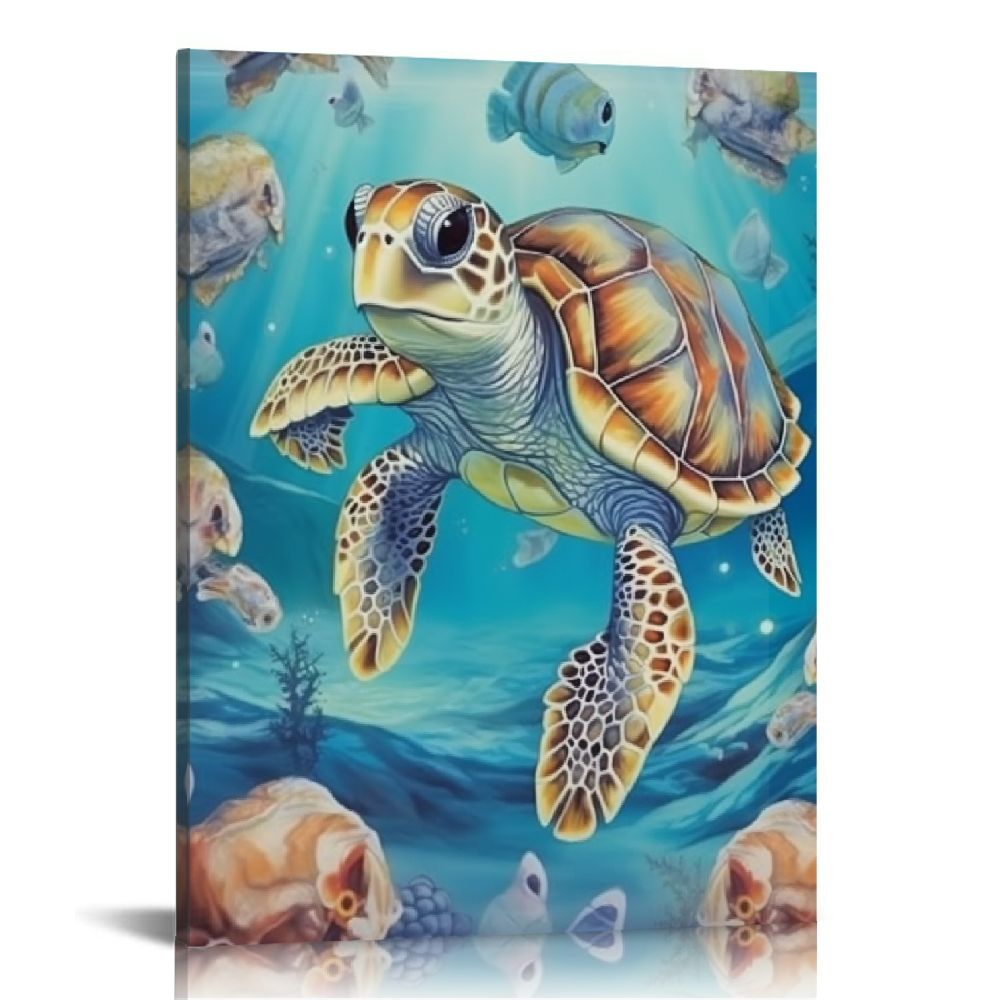 Sheronv Turtle Shells Ocean Fine Art Aesthetic Poster Print Wall ...