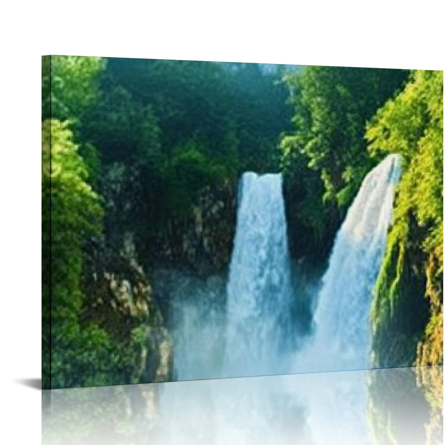 Sheronv Waterfall Wall Decor Canvas Art Print for Home Office Living ...