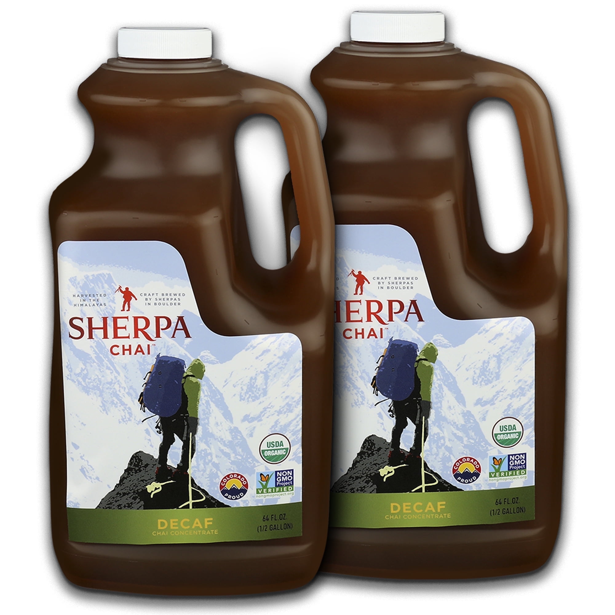 Sherpa Chai Decaf Organic Chai Tea Concentrate, 128 oz - Himalayan ...