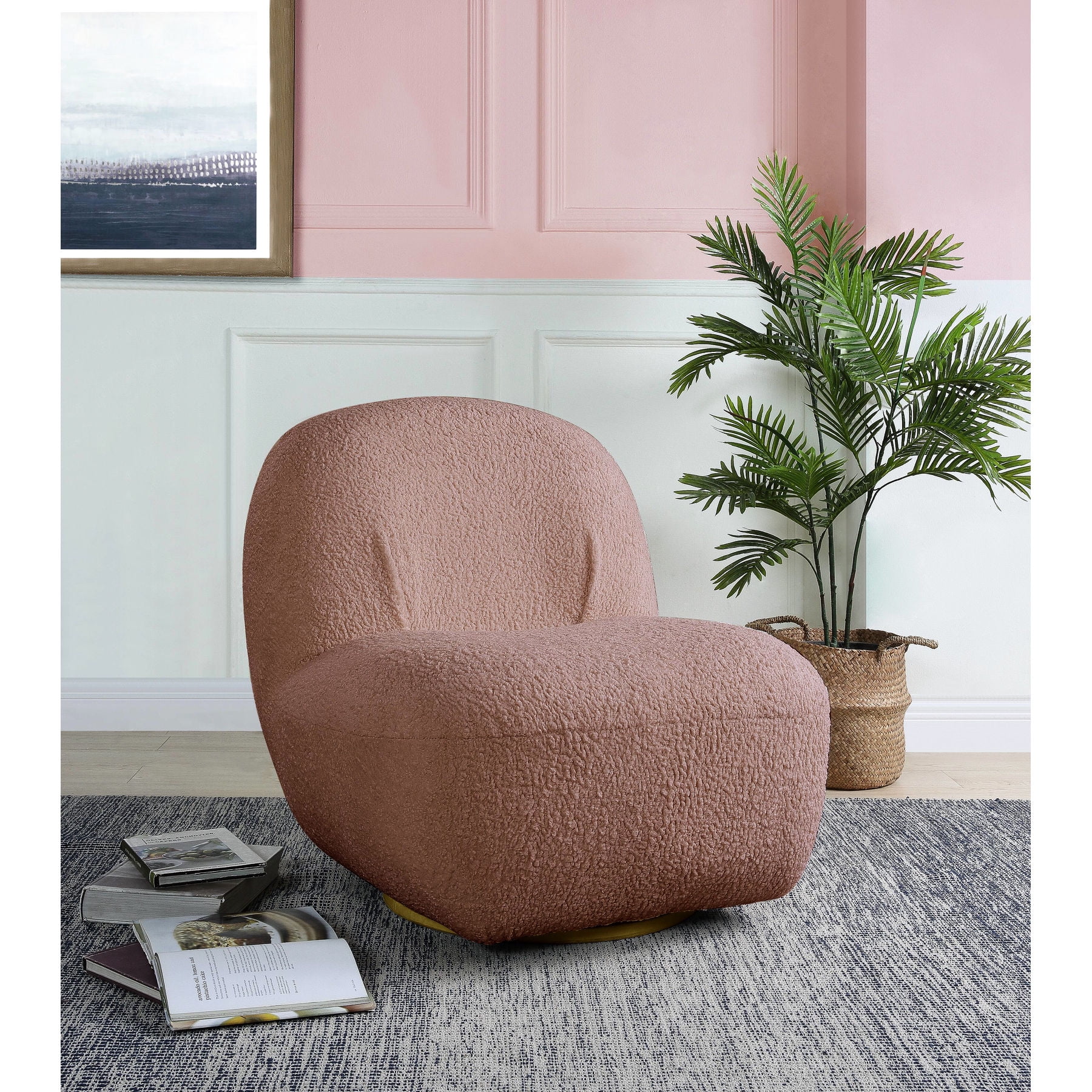 Sherpa Fabric Swivel Chair+Warm and Cozy” - “Winter Season/Chilly ...