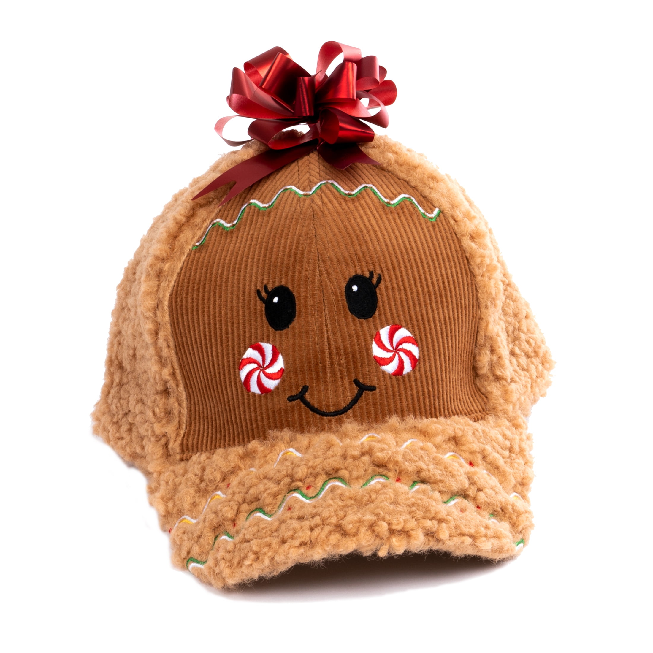 Sherpa Fleece Gingerbread Party Hat, Unisex, by Holiday Time - Walmart.com