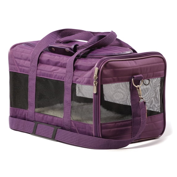 Sherpa Original Deluxe Airline Approved Pet Carrier, Purple, 17"H ...