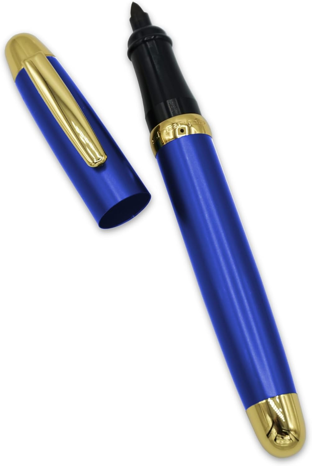 Sherpa Pen Classic Aluminum Perfect Blue and Gold Marker and Pen Cover ...