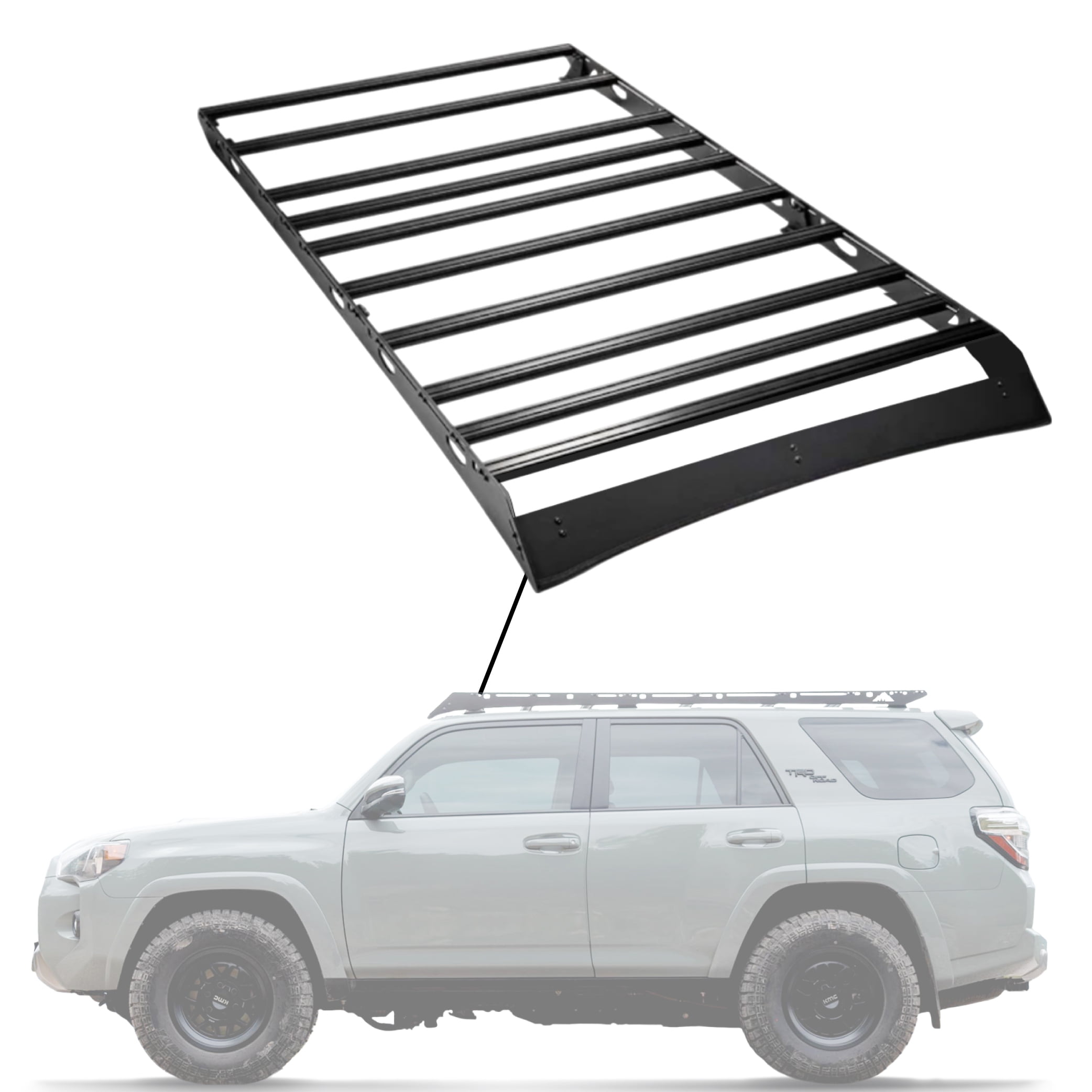 Sherpa The Crestone Aluminum Roof Rack with Crossbars Designed for 2010 ...