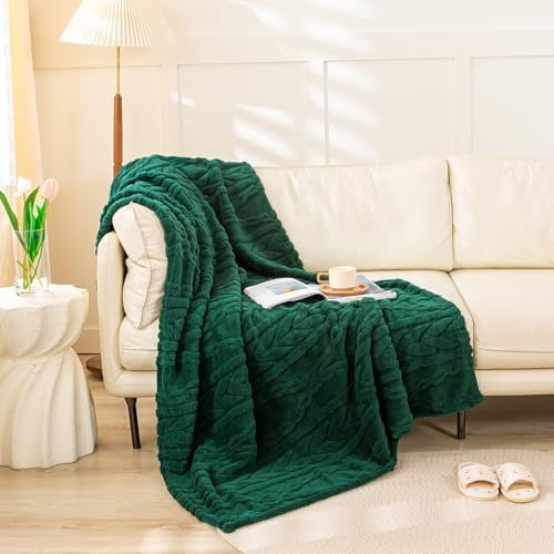 Sherpa Throw Blanket(Without Pillows)-3D Stylish Design Super Soft Cozy ...