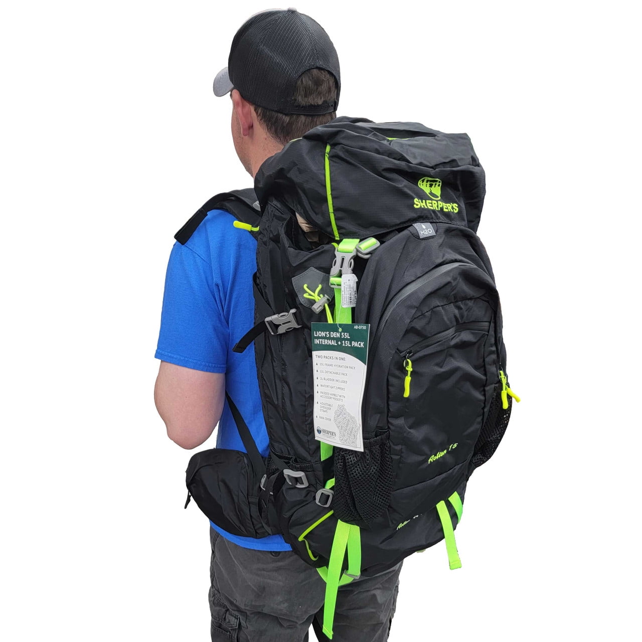 Sherper's Lion's Den 55L Internal Pack + 15L Pack - Walmart.com