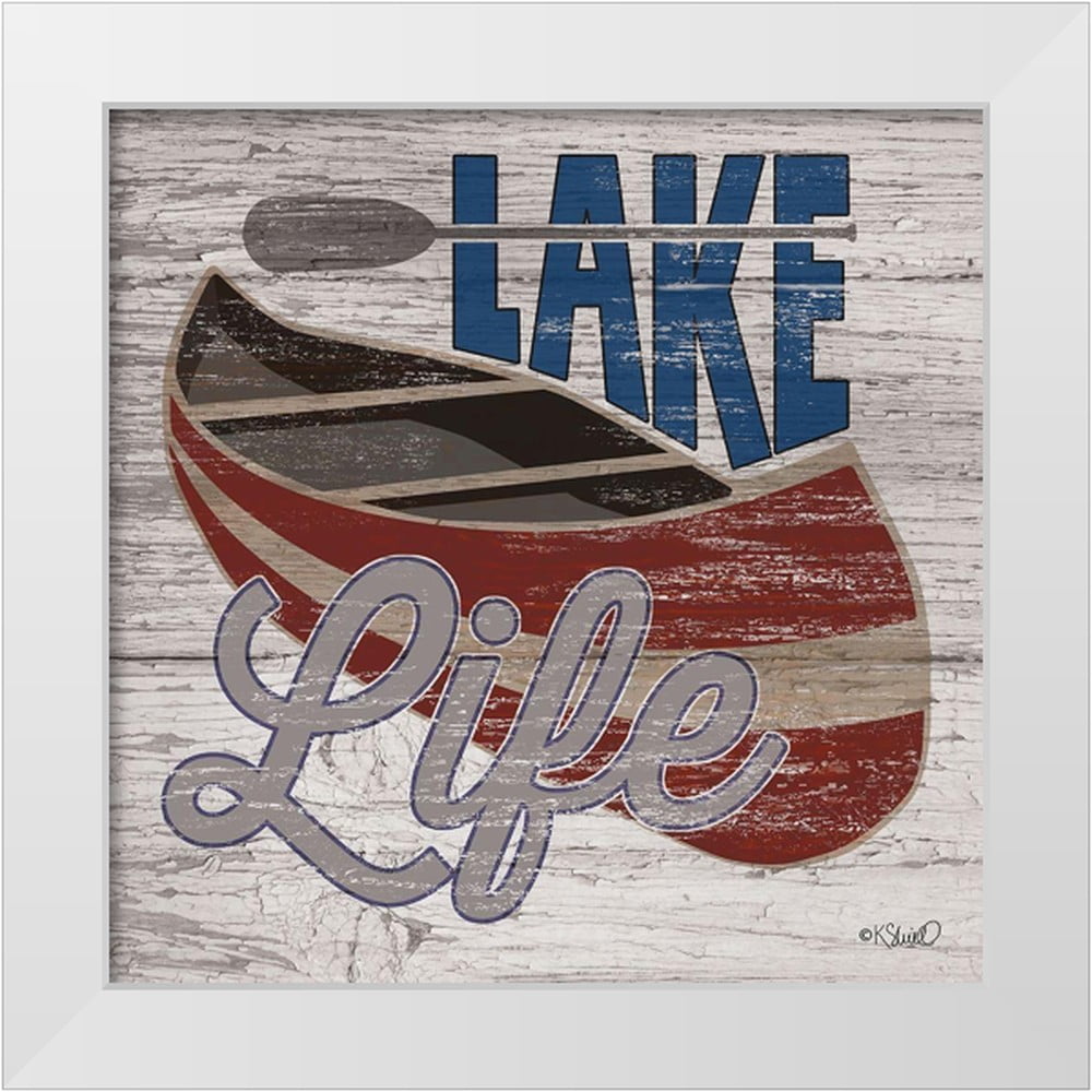Sherrill, Kate 26x26 White Modern Wood Framed Museum Art Print Titled ...