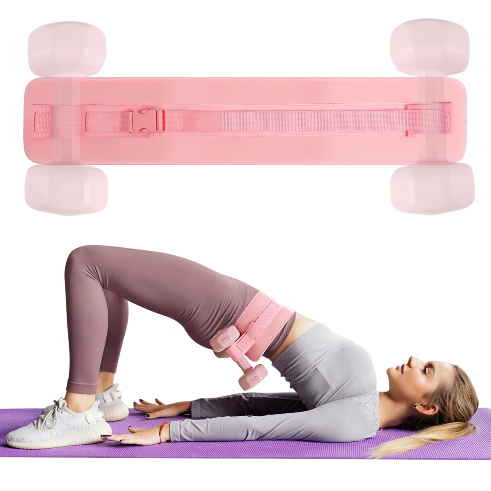Sherry Exercise Hip Thrust Belt, Thickened and Widened with Slip ...