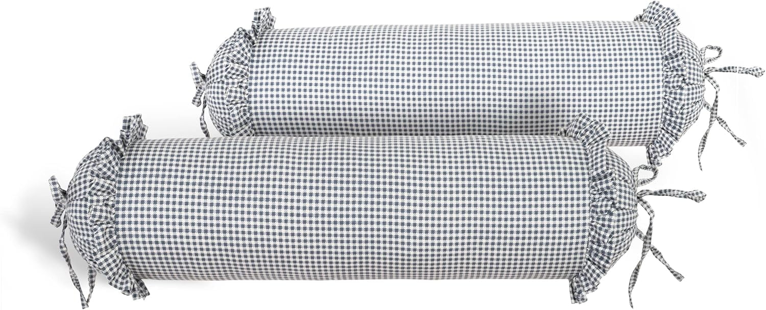 Sherry Kline Country Toile Blue 6-inch x 20-inch Neckroll (Set of 2 ...