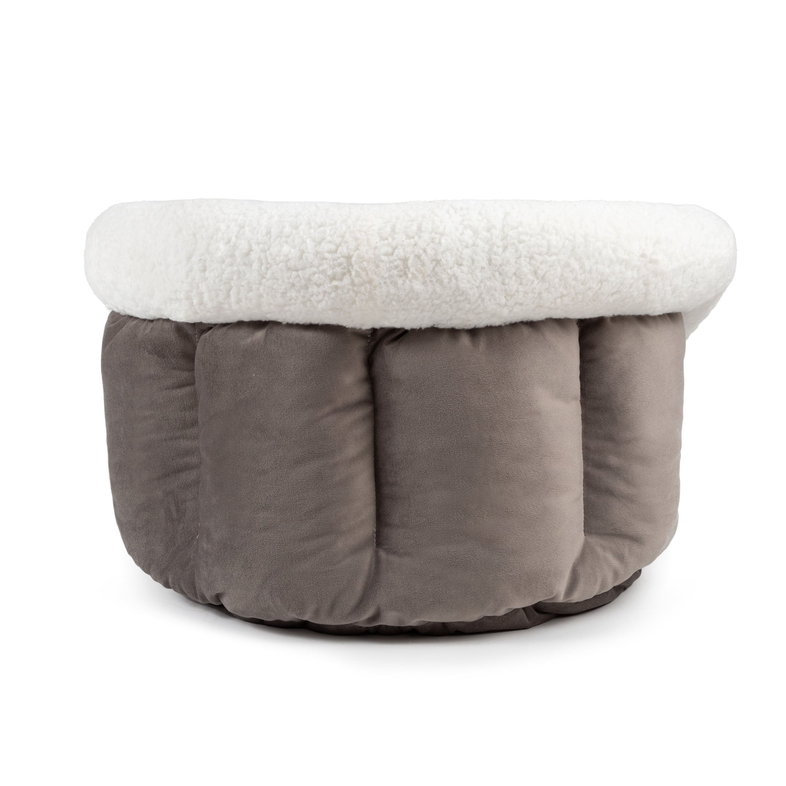 Sherry Kline Cuddler Cup (Elite Velvet Grey, 18" x 18" x 9”) - Walmart.com