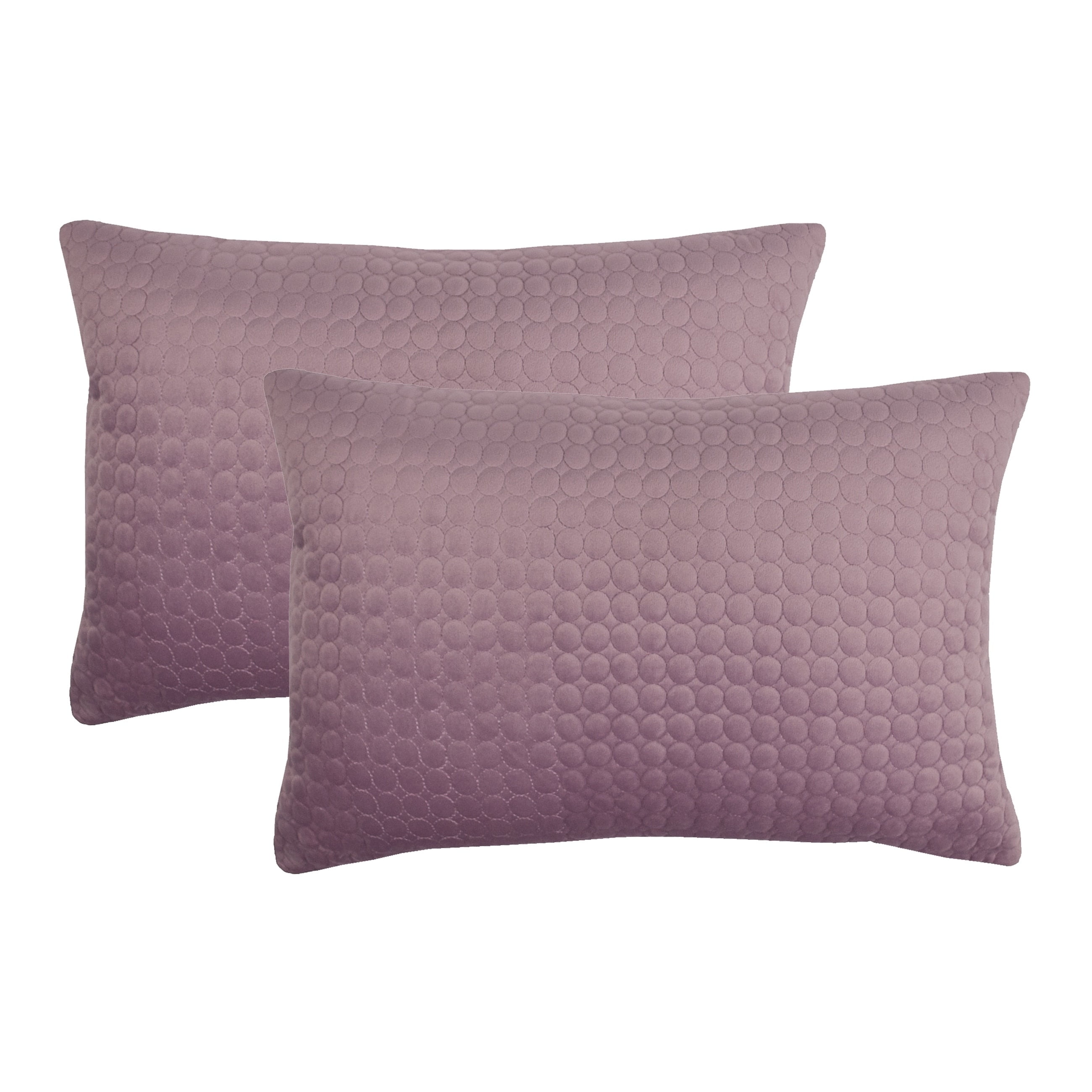 Sherry Kline Embroidered Velvet Boudoir 2pk lavender - Walmart.com