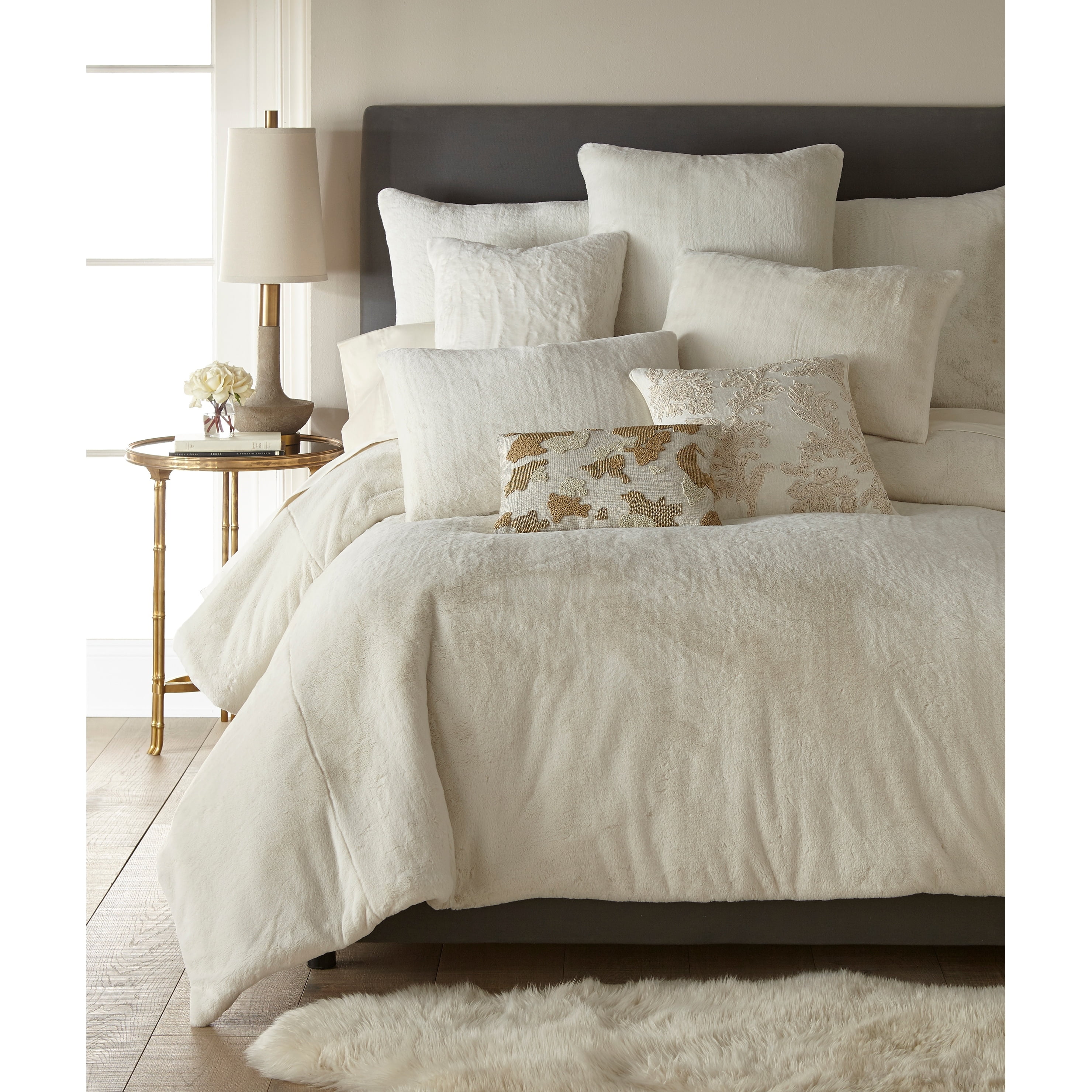Sherry Kline Fury Tale Ivory 3-piece Comforter Set KING - Walmart.com