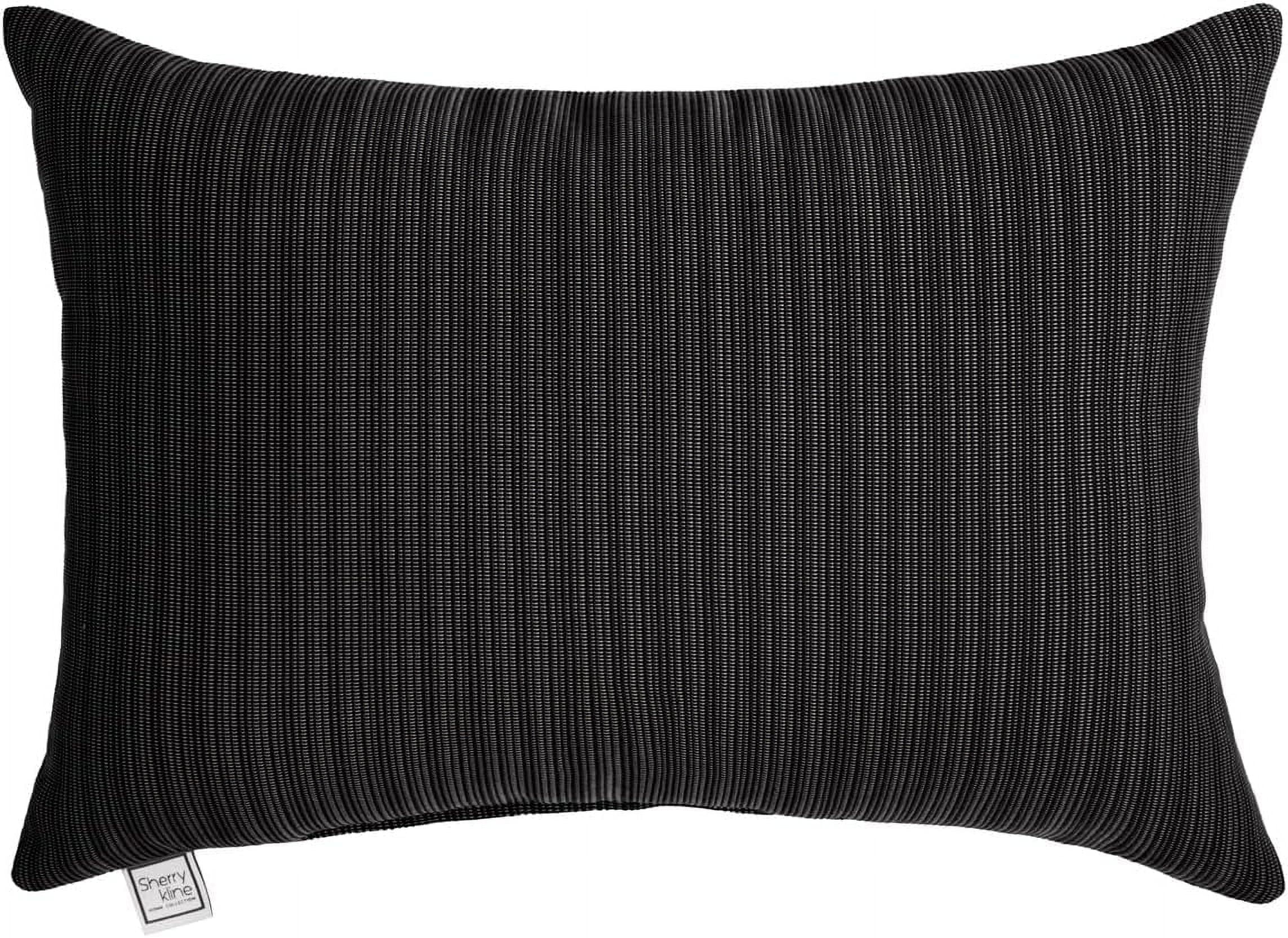 Sherry Kline Island Breeze Indoor/Outdoor Boudoir Filled Pillow Black ...