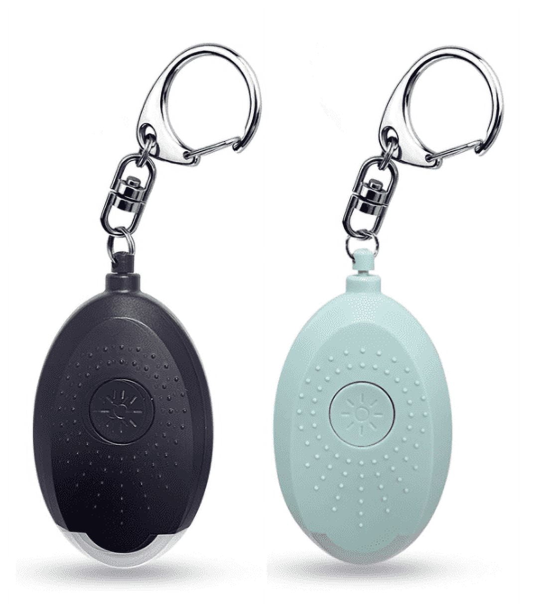 Sherry Personal Alarm 2 Pack, 130dB Personal Siren Keychain with LED ...