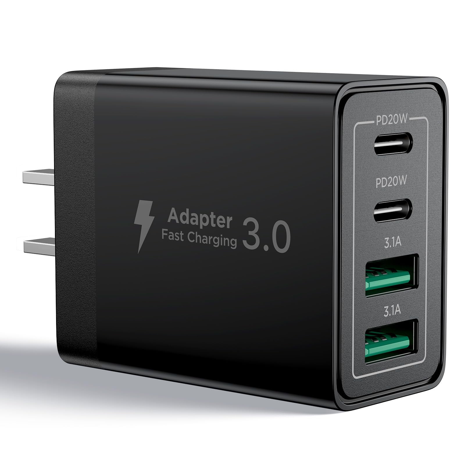 Sherry USB C Wall Charger Block, 40W USB C Charger Block QC Wall Plug ...